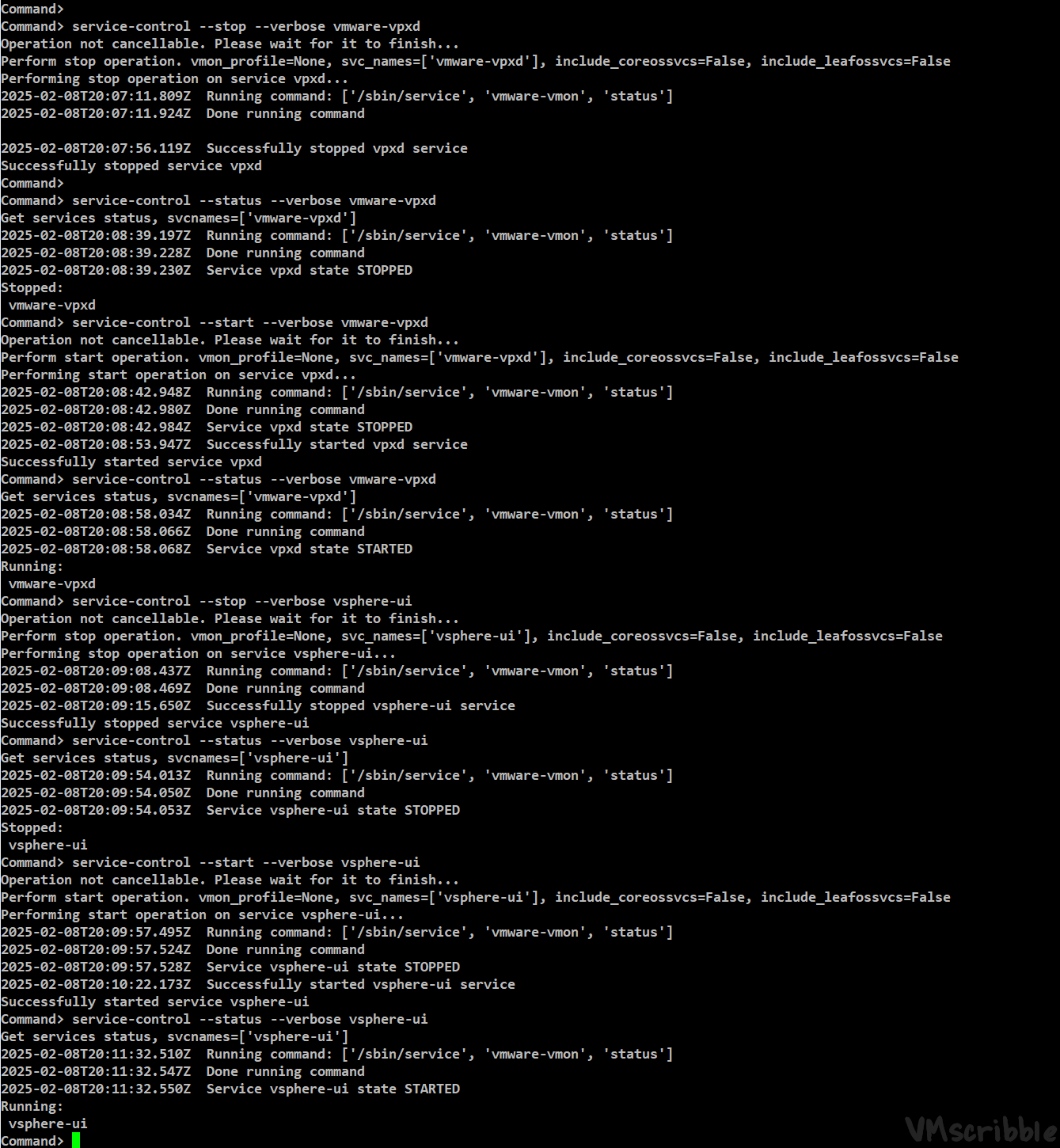VCSA Stale Task - vSphere Client service has stopped working - VMscribble